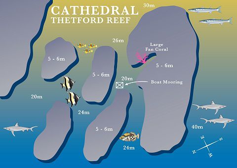 Great Barrier Reef Dive Site Maps | Pro Dive Cairns | Australia