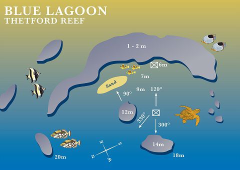 Great Barrier Reef Dive Site Maps | Pro Dive Cairns | Australia